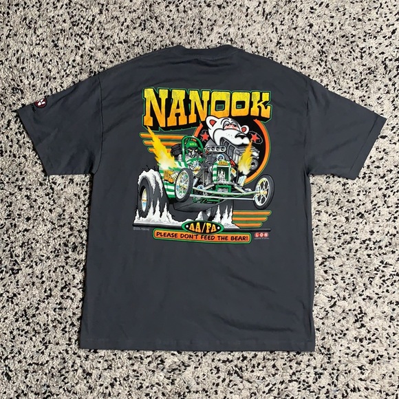 Vintage | Shirts | Vintage Dave Houghs Nanook Drag Racing Aa Fa Graphic ...